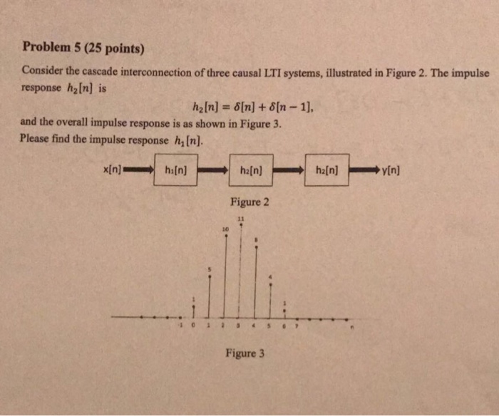 Solved Problem 5 (25 points) Consider the cascade | Chegg.com Solved Problem 5 (25 points) Consider the cascade | Chegg.com