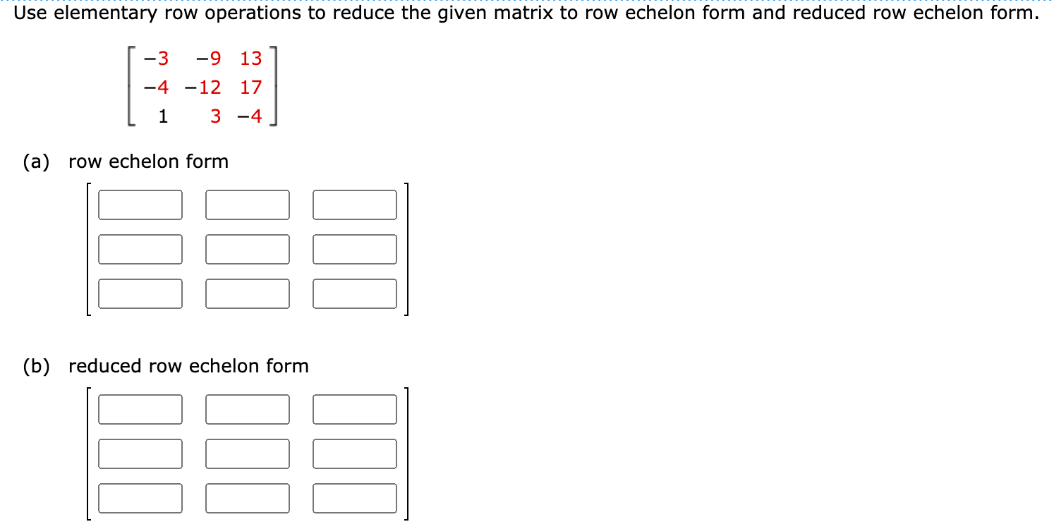 Solved Solve the given system of equations using either | Chegg.com
