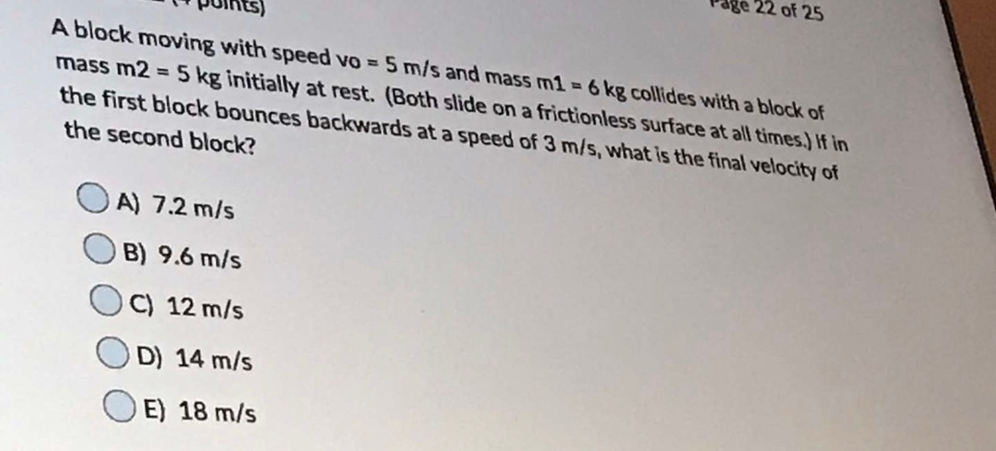 Solved A bomb is initially at rest when it suddenly explodes | Chegg.com