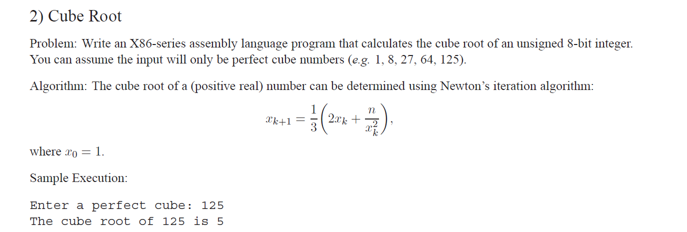 Solved Write an X86-series assembly language program that | Chegg.com