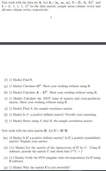 Solved Consider the two following observed data sets with 5 | Chegg.com
