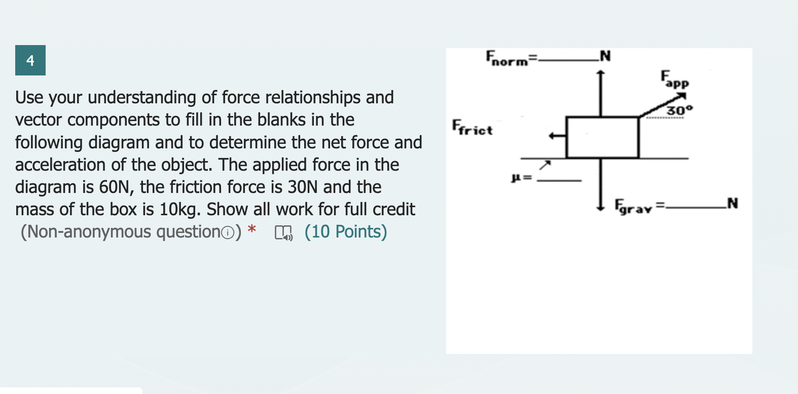 Solved Use your understanding of force relationships | Chegg.com