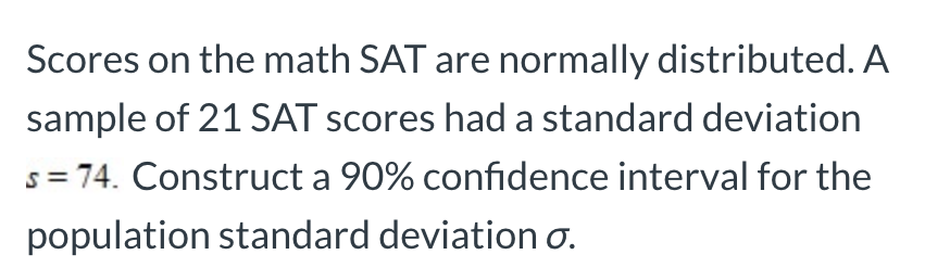 Solved Scores on the math SAT are normally distributed. A | Chegg.com