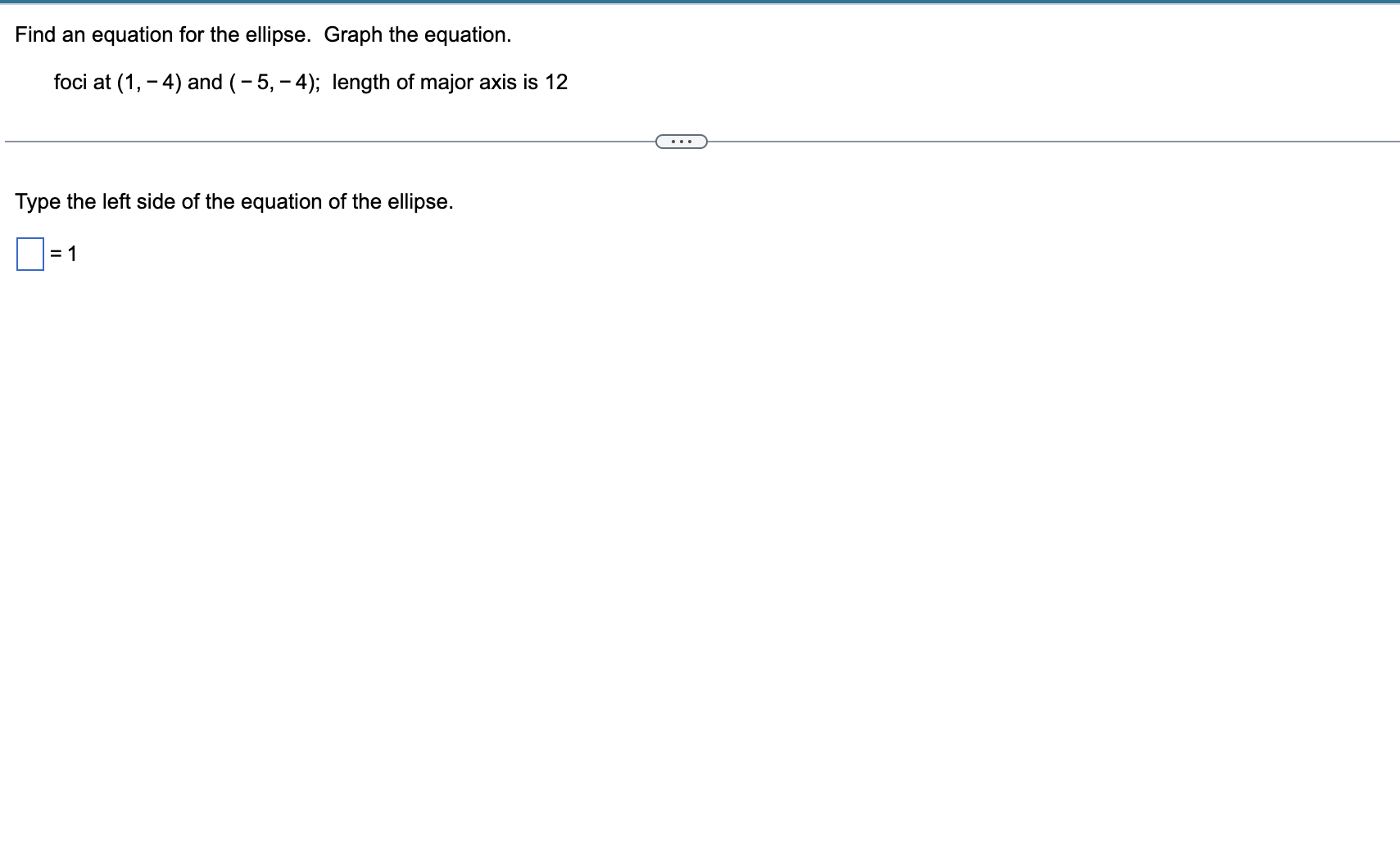 Solved Find an equation for the ellipse. Graph the | Chegg.com
