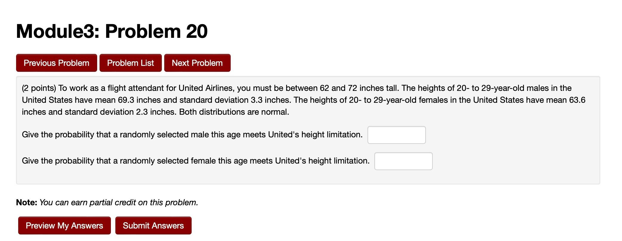 Solved (2 points) To work as a flight attendant for United | Chegg.com