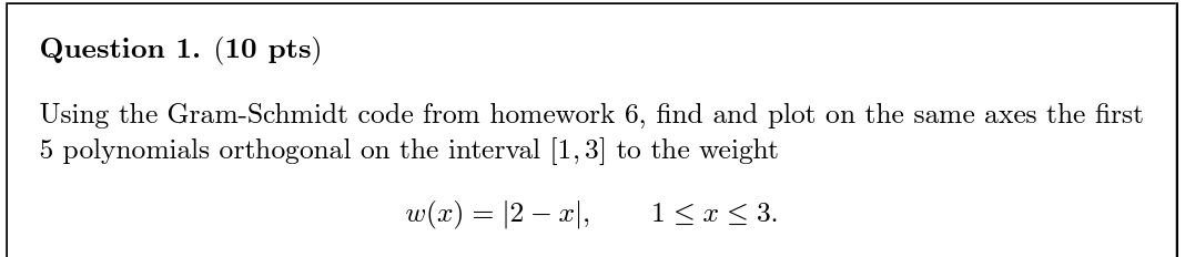 Solved Here's the code:function orthog_list = | Chegg.com