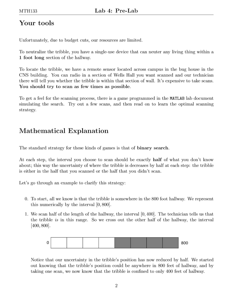 Solved Lab 4: Pre-Lab MTH133 Learning Goals Today you will | Chegg.com