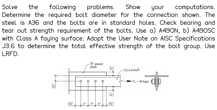 Solved Solve the following problems. Show your computations. | Chegg.com