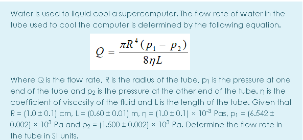 Solved a. b. Calculate the fractional error in Q. c. | Chegg.com