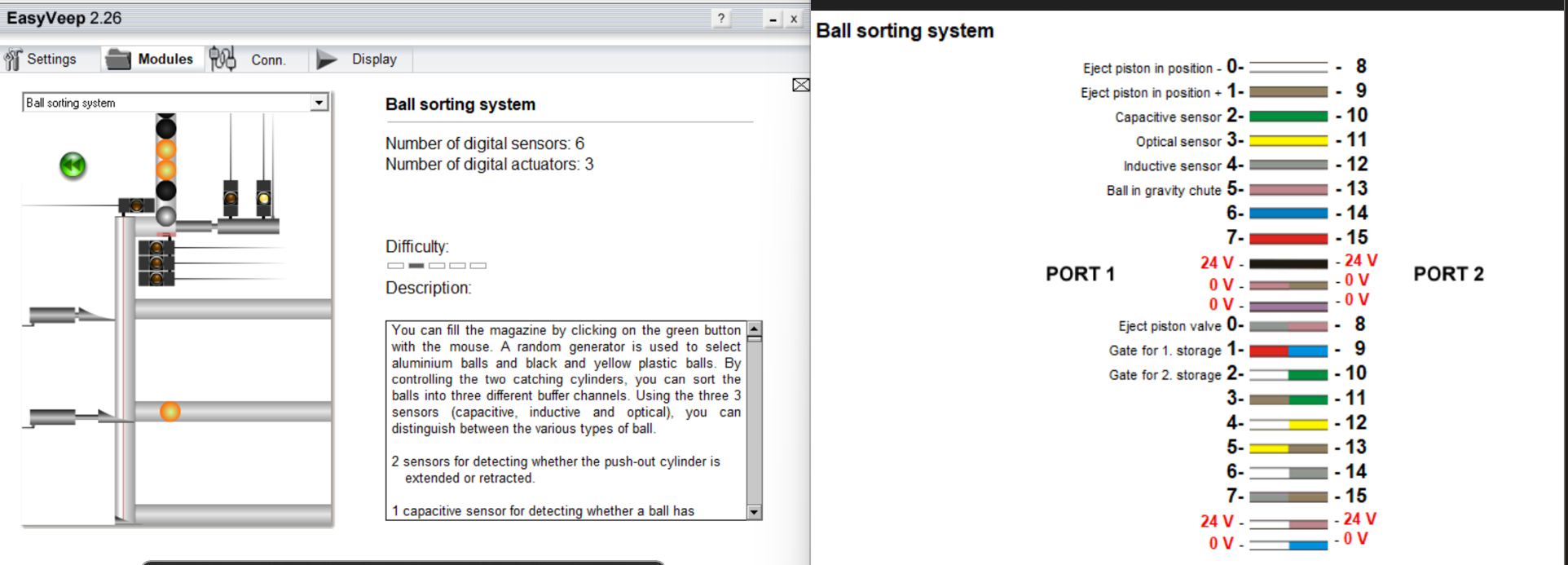 Ball sorting system Ball sorting system Number of | Chegg.com