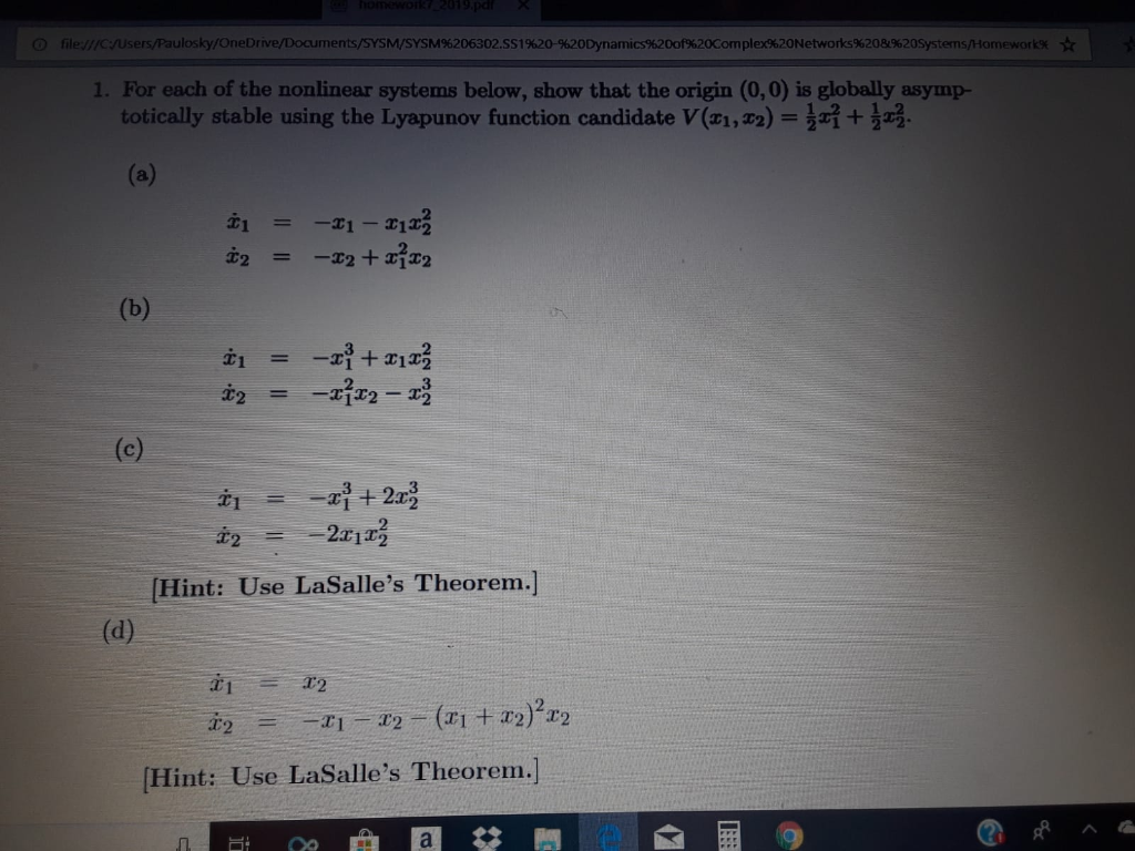 Solved ⓘ file:///C:/users.paulosky/OneDrive/Docum M/SYS | Chegg.com