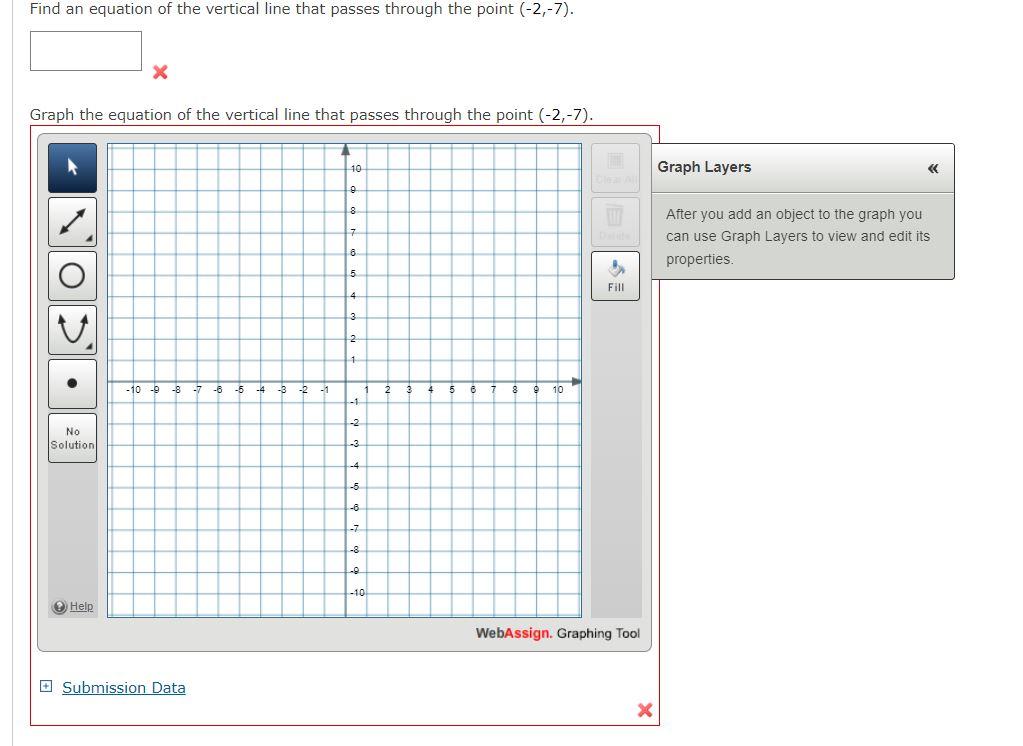 Solved Find an equation of the vertical line that passes | Chegg.com