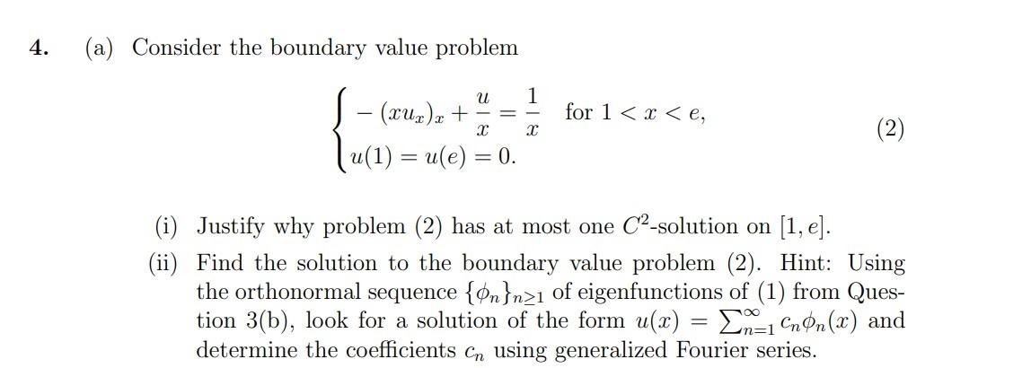 Solved 4(a) Please answer all the parts with steps and | Chegg.com