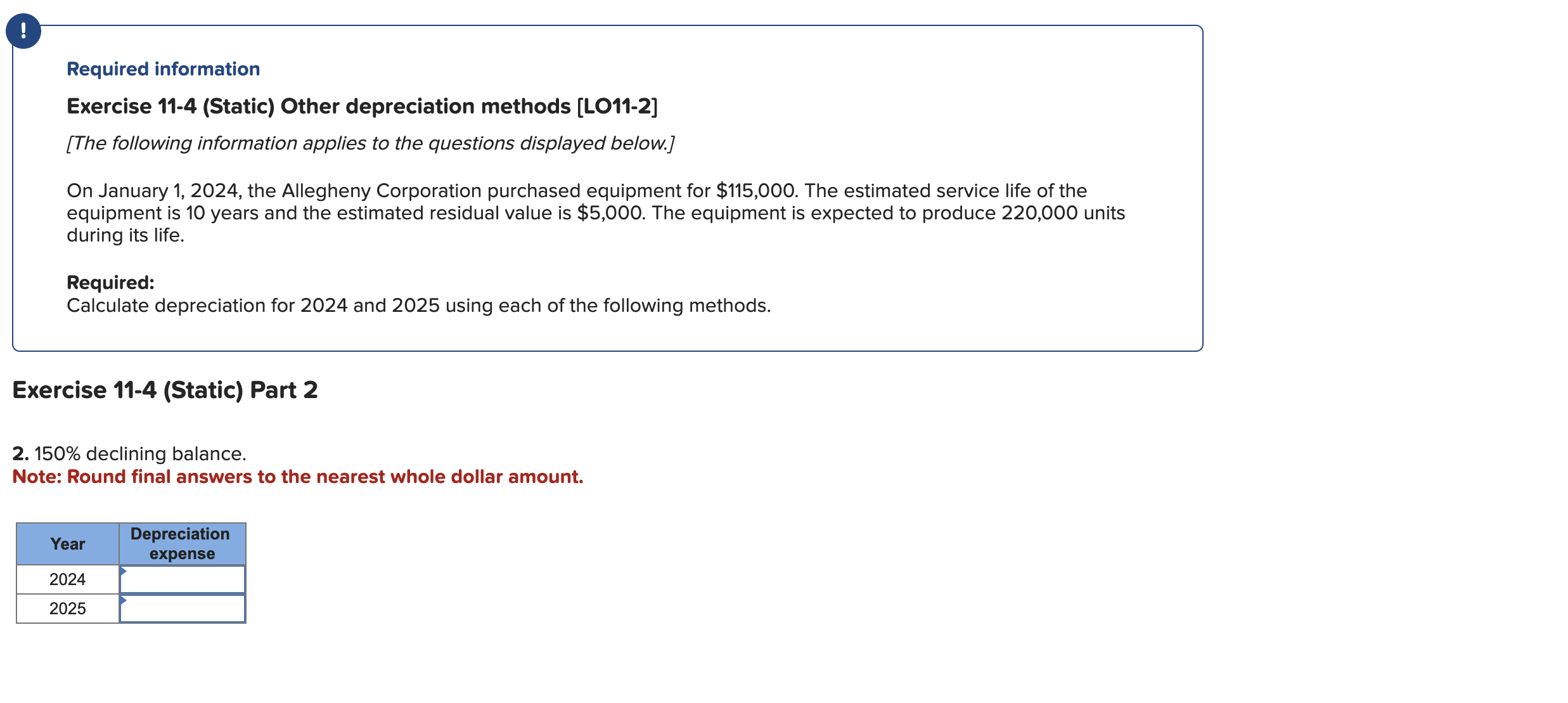Solved On January 1, 2024, the Allegheny Corporation | Chegg.com