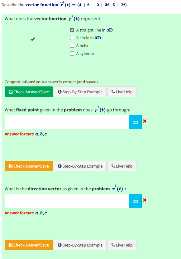 Solved Sketch r(t)= 2cost,2sint =2costi^+2sintj^ What does | Chegg.com