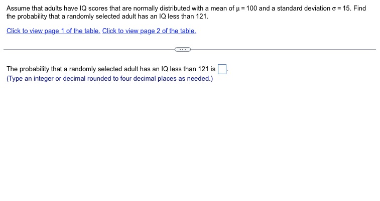 Solved Assume that adults have IQ scores that are normally | Chegg.com