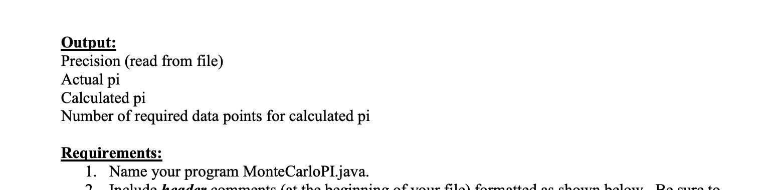 Solved URGENT! Please code in JAVA!! Pi Approximate In JAVA, | Chegg.com