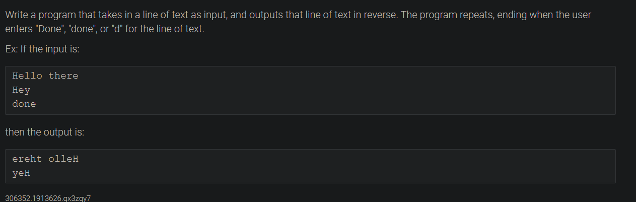 Solved Write A Program That Takes In A Line Of Text As Chegg