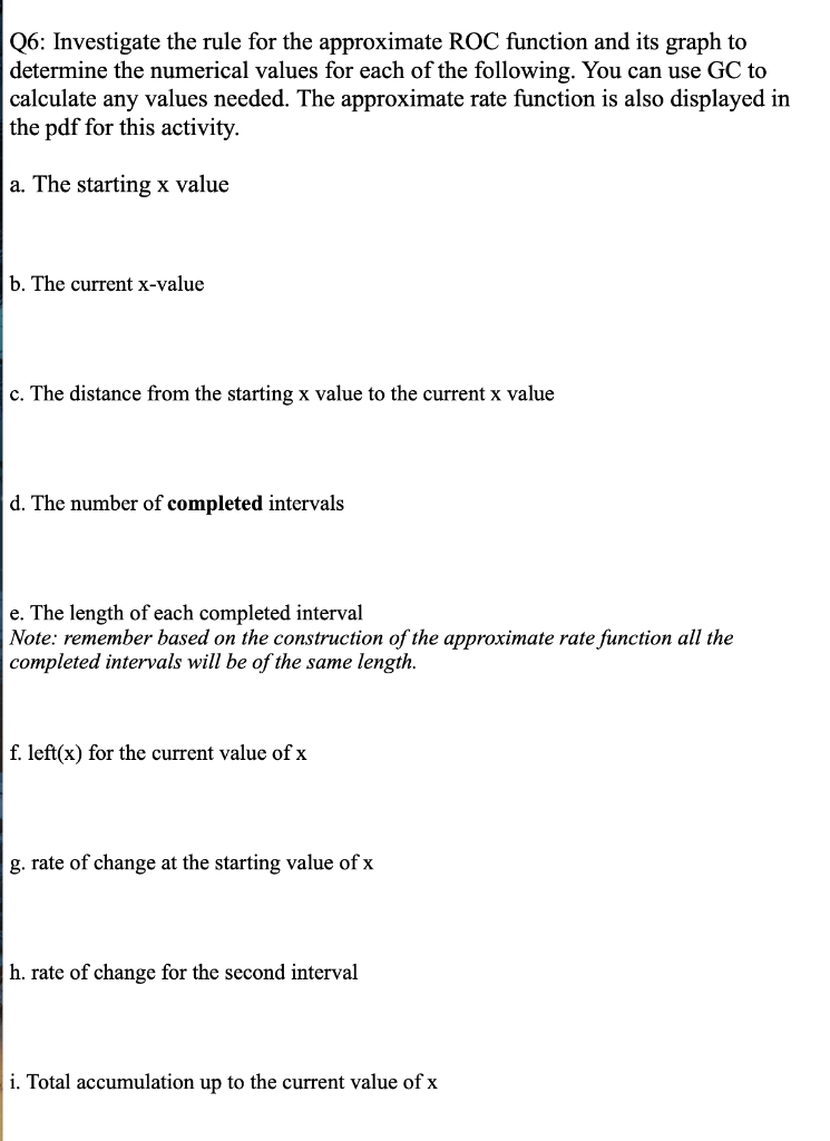 Solved Q1: Which function is the exact rate of change | Chegg.com
