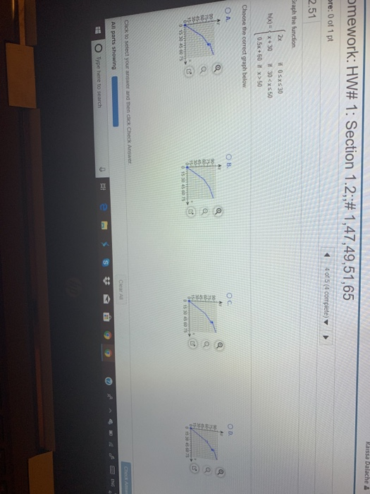 Solved mework: HW# 1: Section 1.2;;# 1,47,49,51,65 re: 0 of | Chegg.com