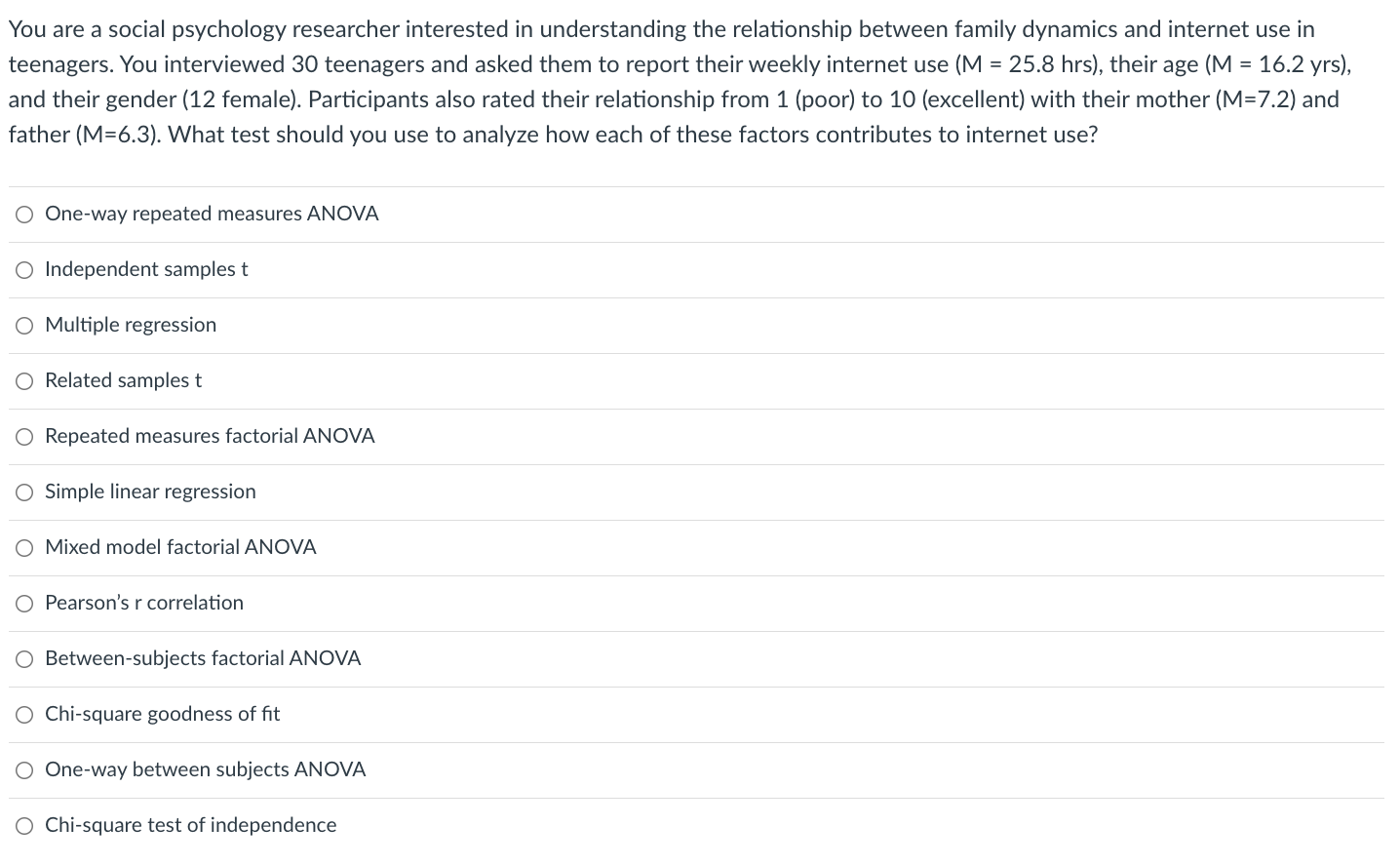 Solved You are a social psychology researcher interested in | Chegg.com