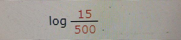 Solved log -15 | Chegg.com