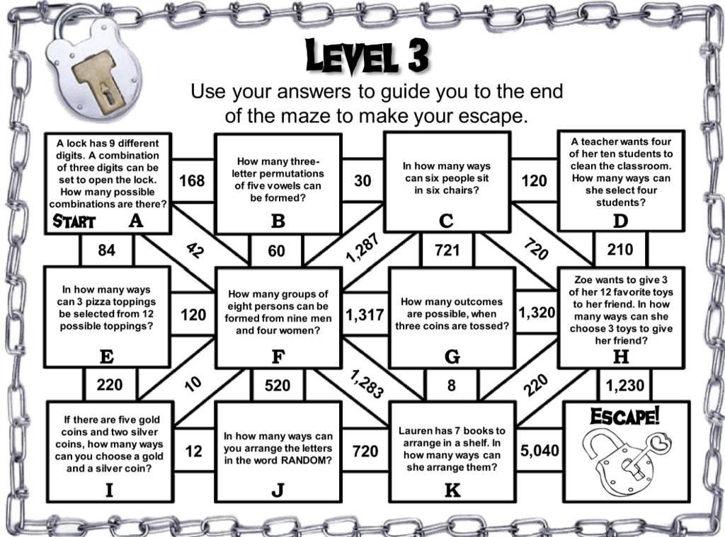 Solved LEVEL 3 Use your answers to guide you to the end of | Chegg.com