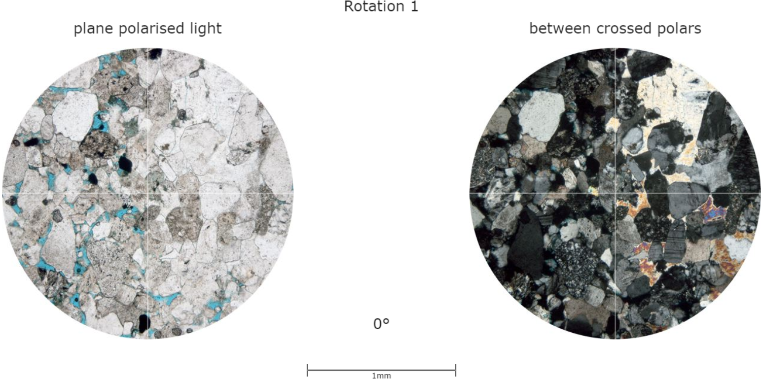 Solved Please, describe the framework grains, cement, and | Chegg.com