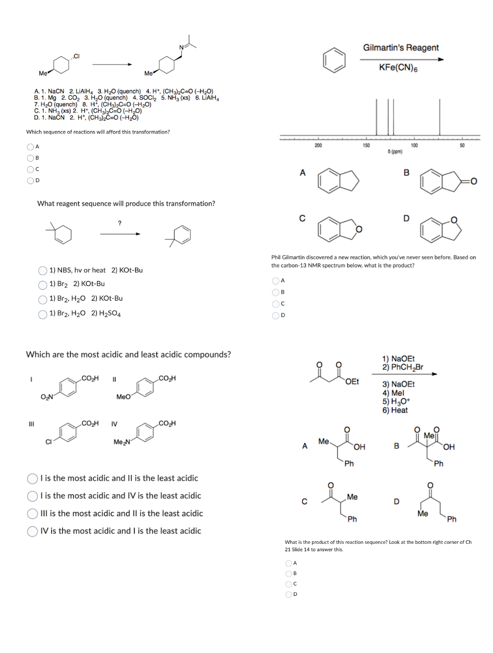 Solved Solve these 5 ﻿organic chemistry questions (they are | Chegg.com