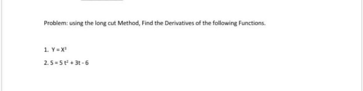 Solved Problem: using the long cut Method, Find the | Chegg.com