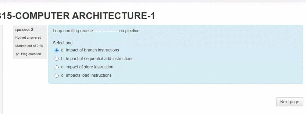Solved 15-COMPUTER ARCHITECTURE-1 Question 3 Loop unrolling | Chegg.com Solved 15-COMPUTER ARCHITECTURE-1 Question 3 Loop unrolling | Chegg.com