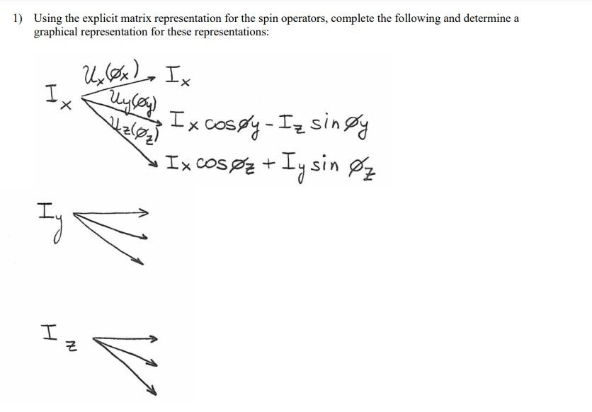 Using The Explicit Matrix Representation For The Spin