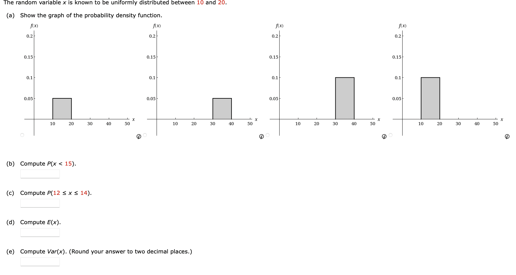 Solved The Random Variable X Is Known To Be Uniformly 6381
