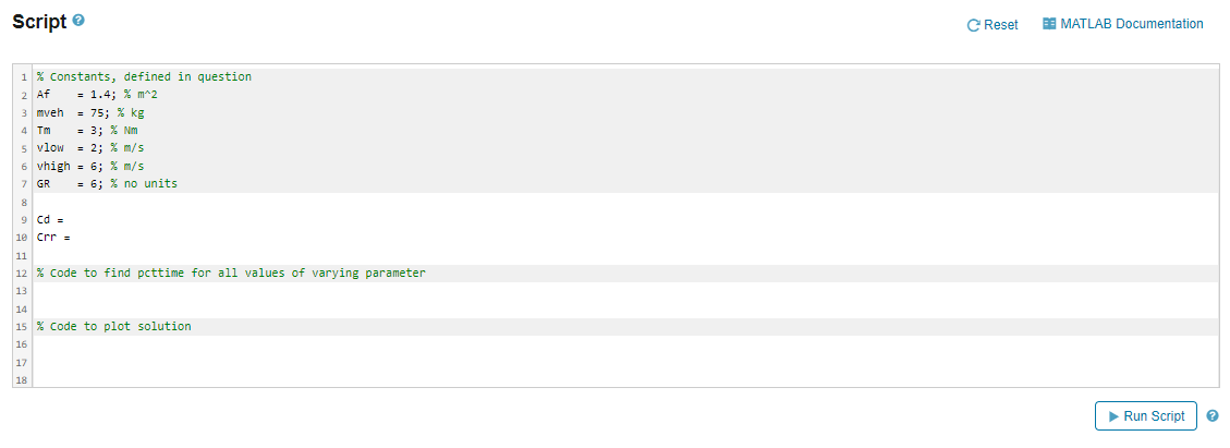 Solved To optimise the vehicle's ability to coast, the | Chegg.com