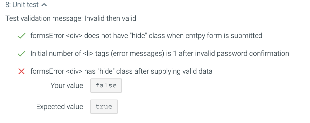 Please help me where i did mistake check the code | Chegg.com