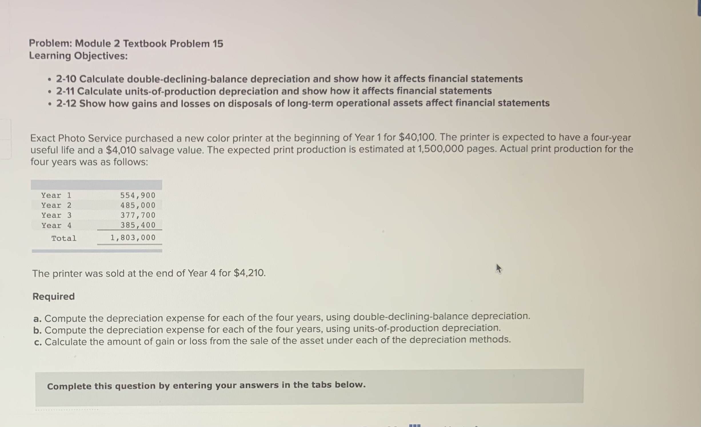 Solved Problem: Module 2 Textbook Problem 15 Learning | Chegg.com