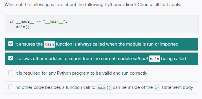 Solved Which of the following is true about the following | Chegg.com
