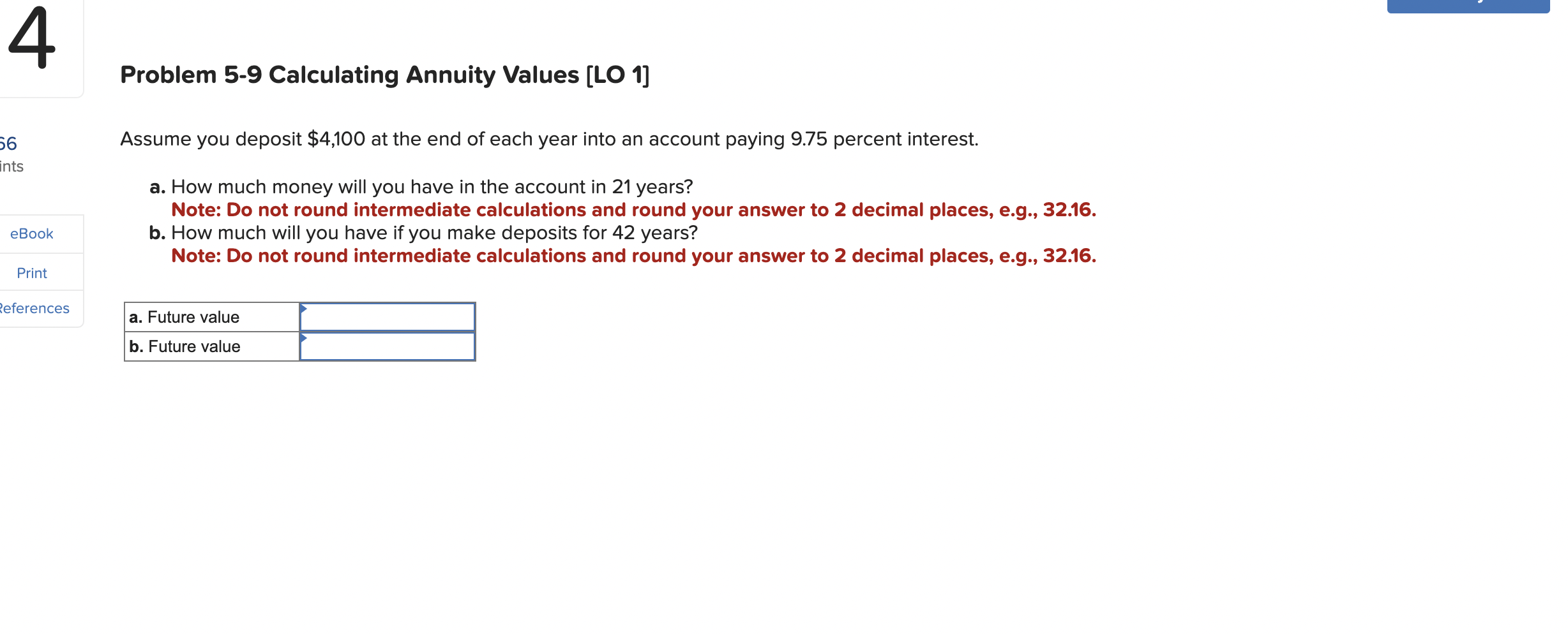 Solved Problem 5-9 Calculating Annuity Values [LO 1] Assume | Chegg.com