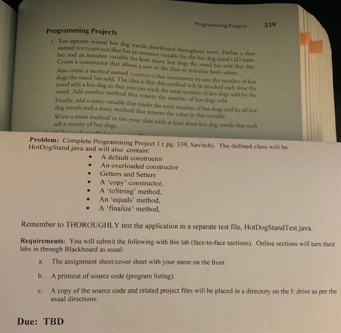 Solved Programming Projects 339 Programming Projects You 