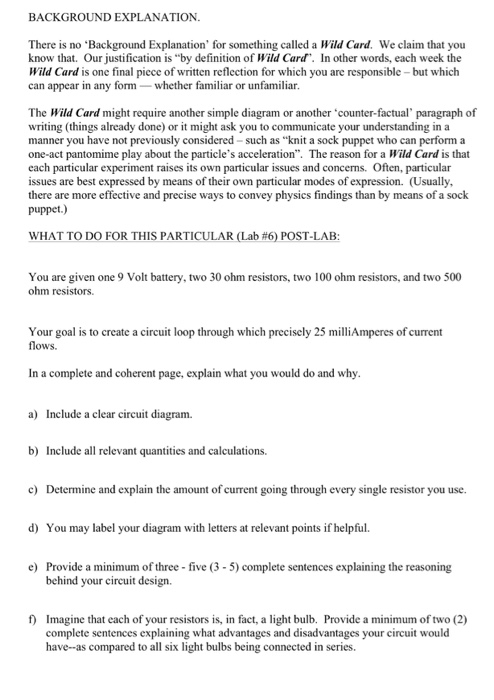 Solved There is no 'Background Explanation' for something | Chegg.com