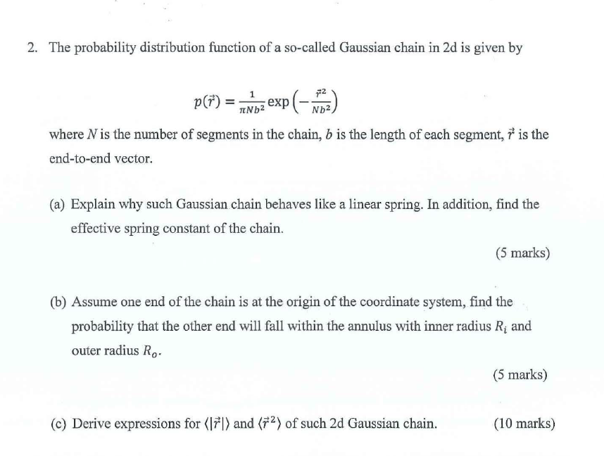 Solved 2. The probability distribution function of a | Chegg.com