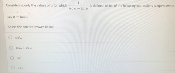 Solved Considering only the values of α for which is | Chegg.com