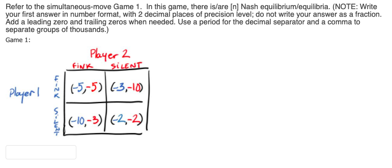 Solved Refer to the simultaneous-move Game 1. In this game, | Chegg.com
