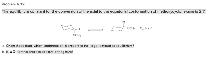 Solved Problem 6.12 The equilibrium constant for the | Chegg.com