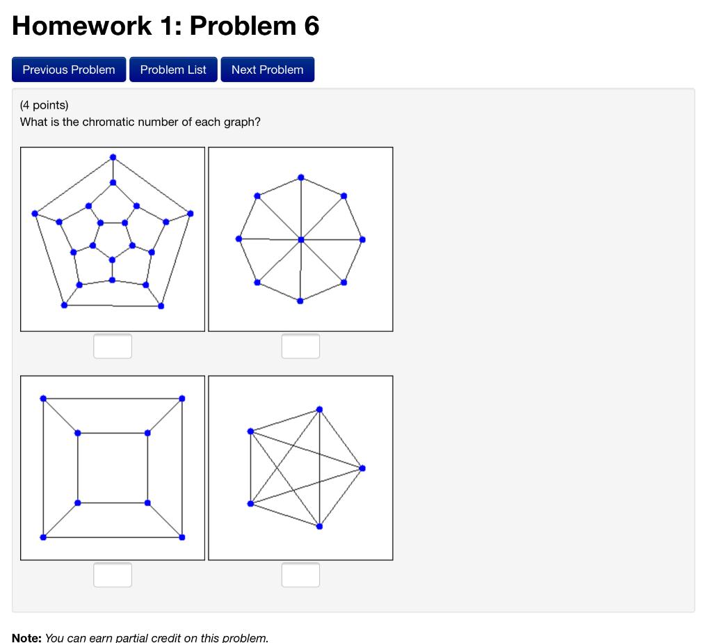 Solved Homework 1: Problem 6 Previous Problem Problem List | Chegg.com