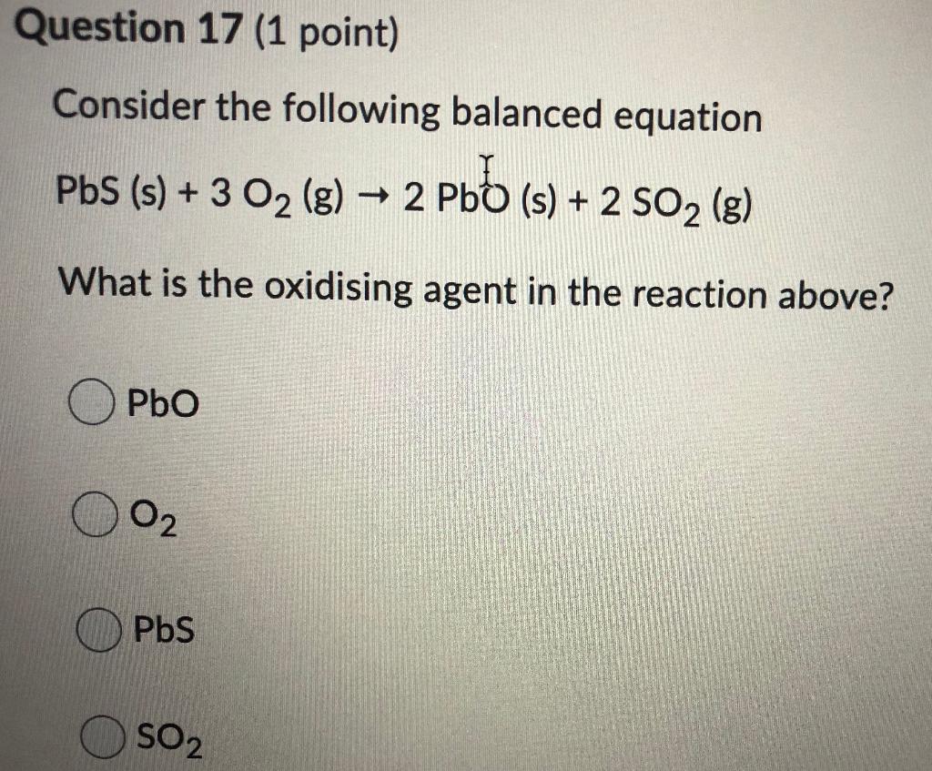Solved Question 2 (1 point) Saved Consider the following | Chegg.com