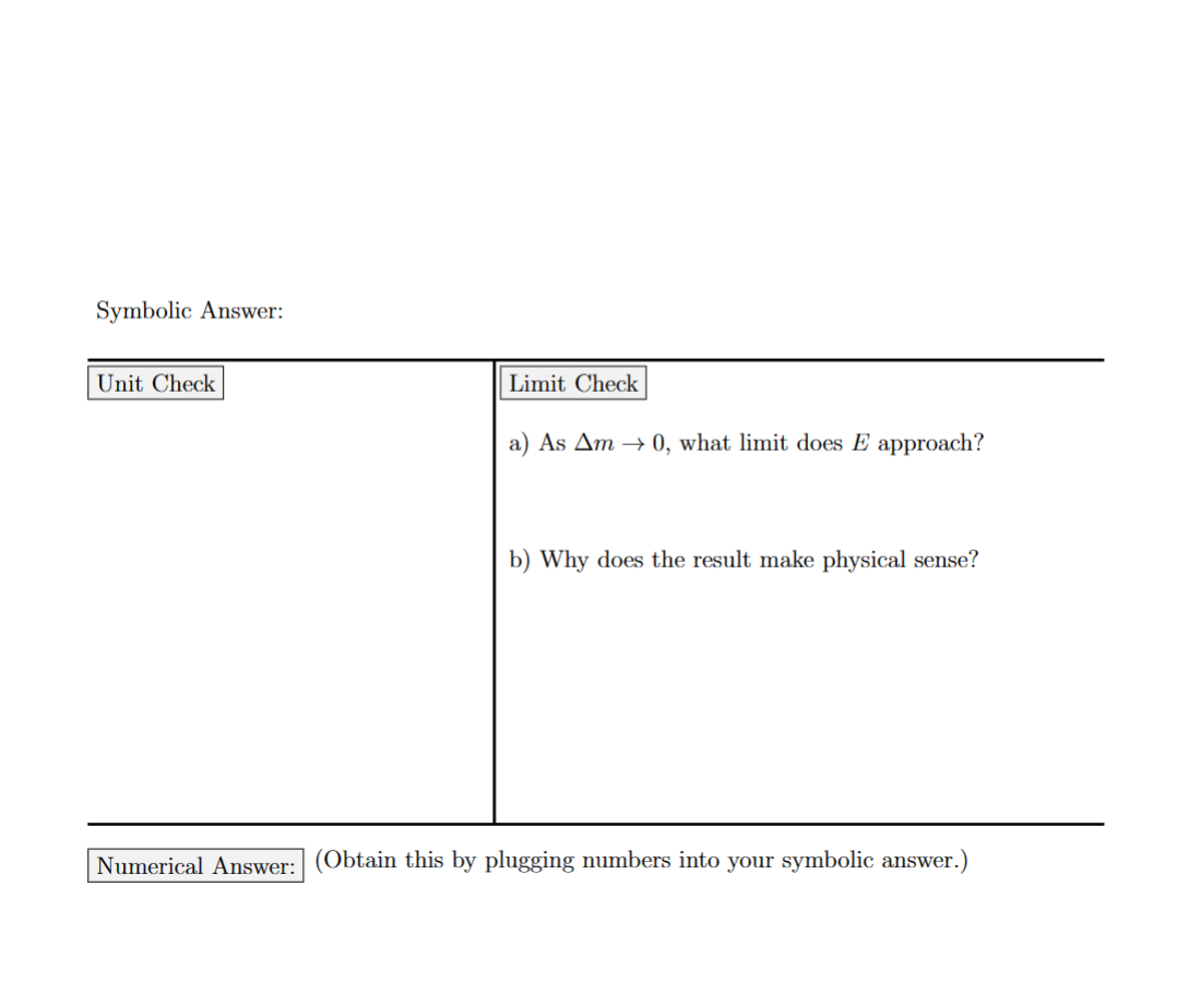 Solved (Symbols only. Don't plug in any numbers yet.)Name: | Chegg.com