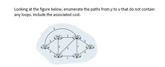 Solved Looking at the figure below, enumerate the paths from | Chegg.com