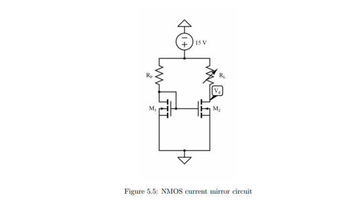 Solved In Figure 5.5 you are to investigate a two NMOS | Chegg.com
