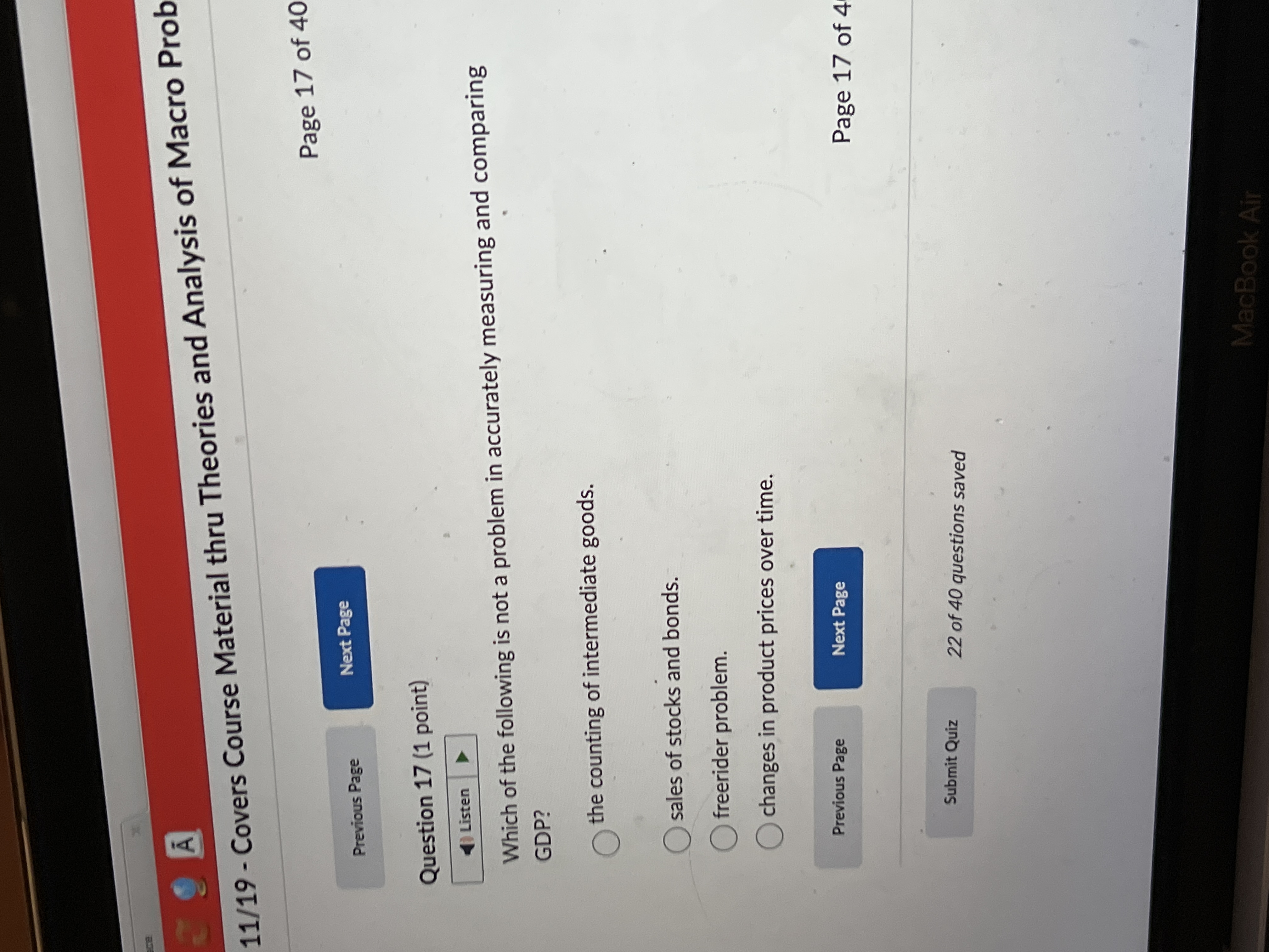 Solved Question 17 (1 ﻿point)Which of the following is not a | Chegg.com